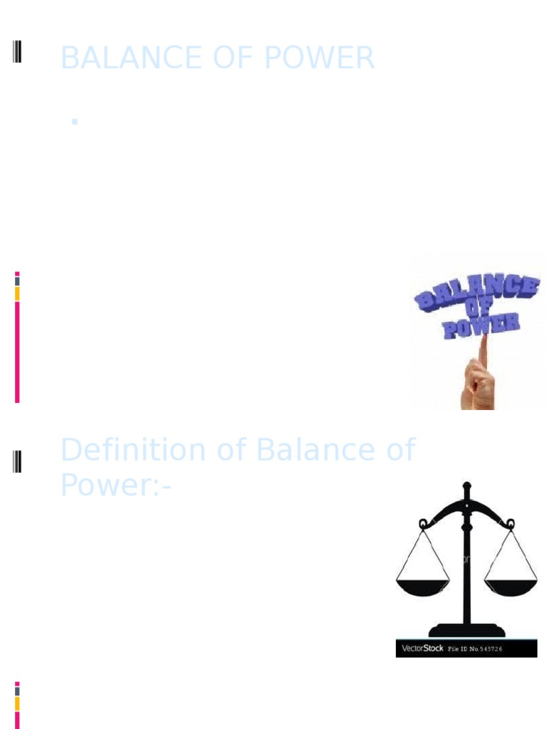 Balance of Power | Political Theories | Political Science