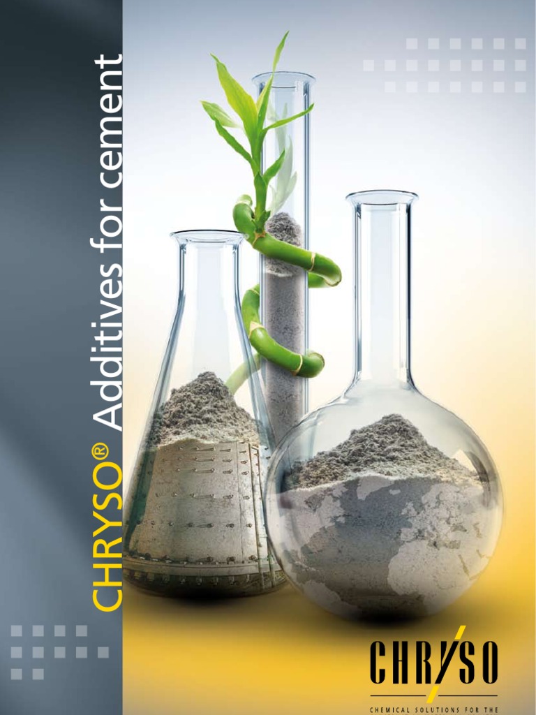 CHRYSO-additive For Cement PDF | PDF | Mill (Grinding) | Concrete