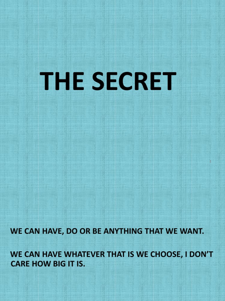The Secret | PDF