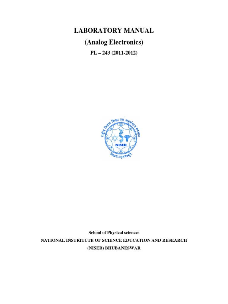 Labnote PL243 Electronics | PDF | Bipolar Junction Transistor | Capacitor
