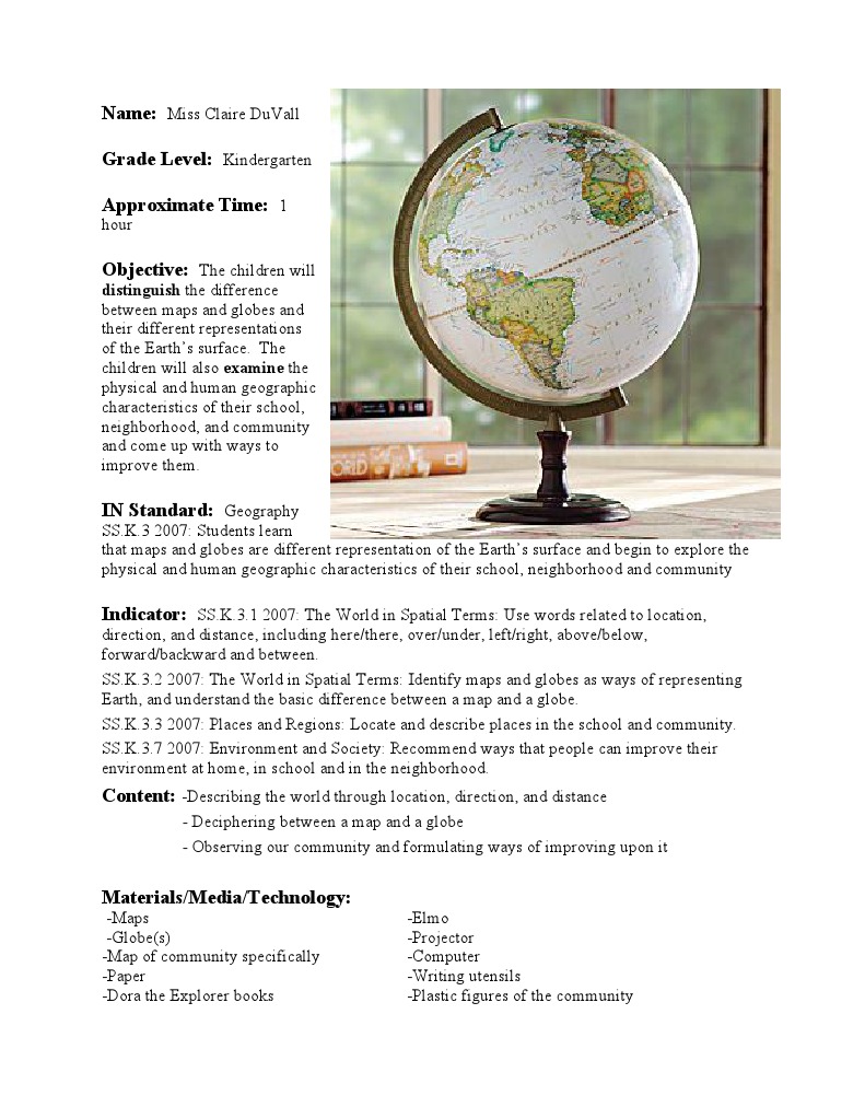 Grade 7 Geography Term 1 Lesson Plans