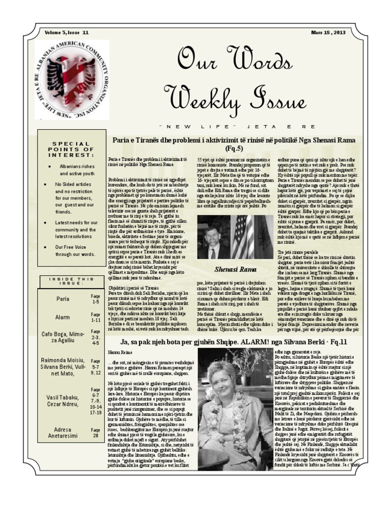 Newsletter Volume 5 Issue 11 | PDF