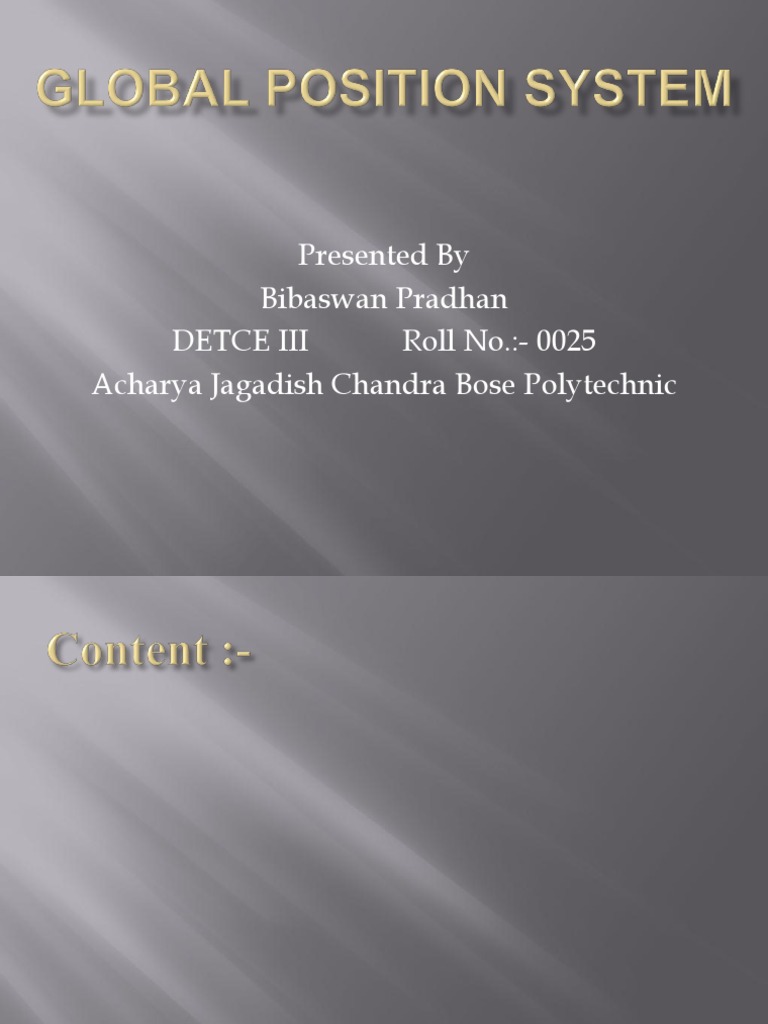 Global Positioning System | PDF | Global Positioning System ...