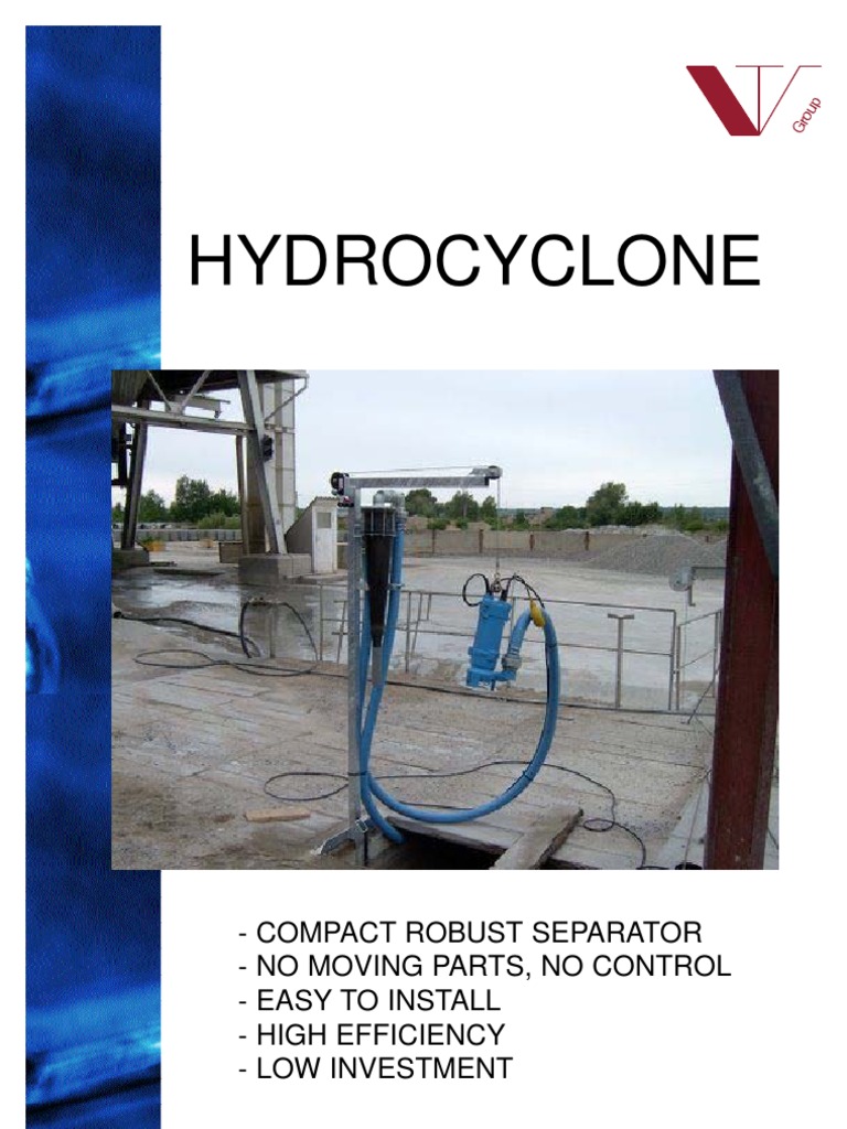 V&T Hydrocyclone en | PDF | Unit Operations | Chemical Engineering