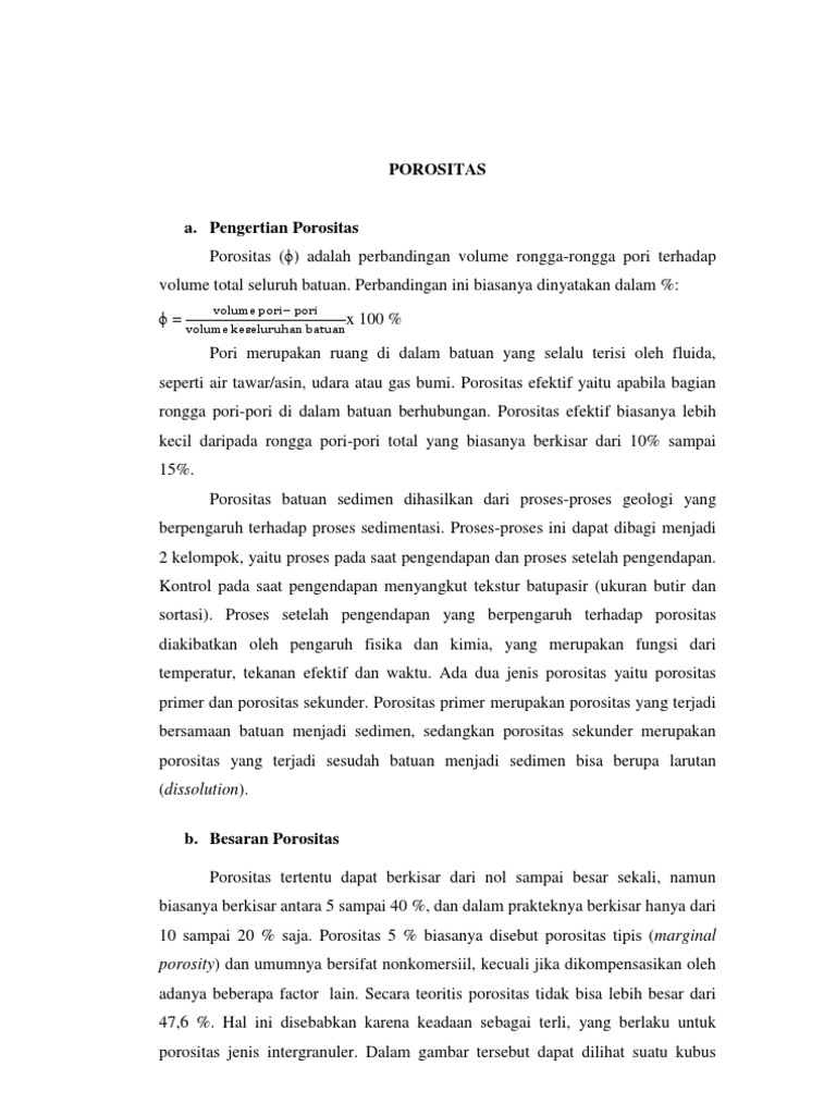 POROSITAS | PDF | Ilmu Sosial | Sains & Matematika