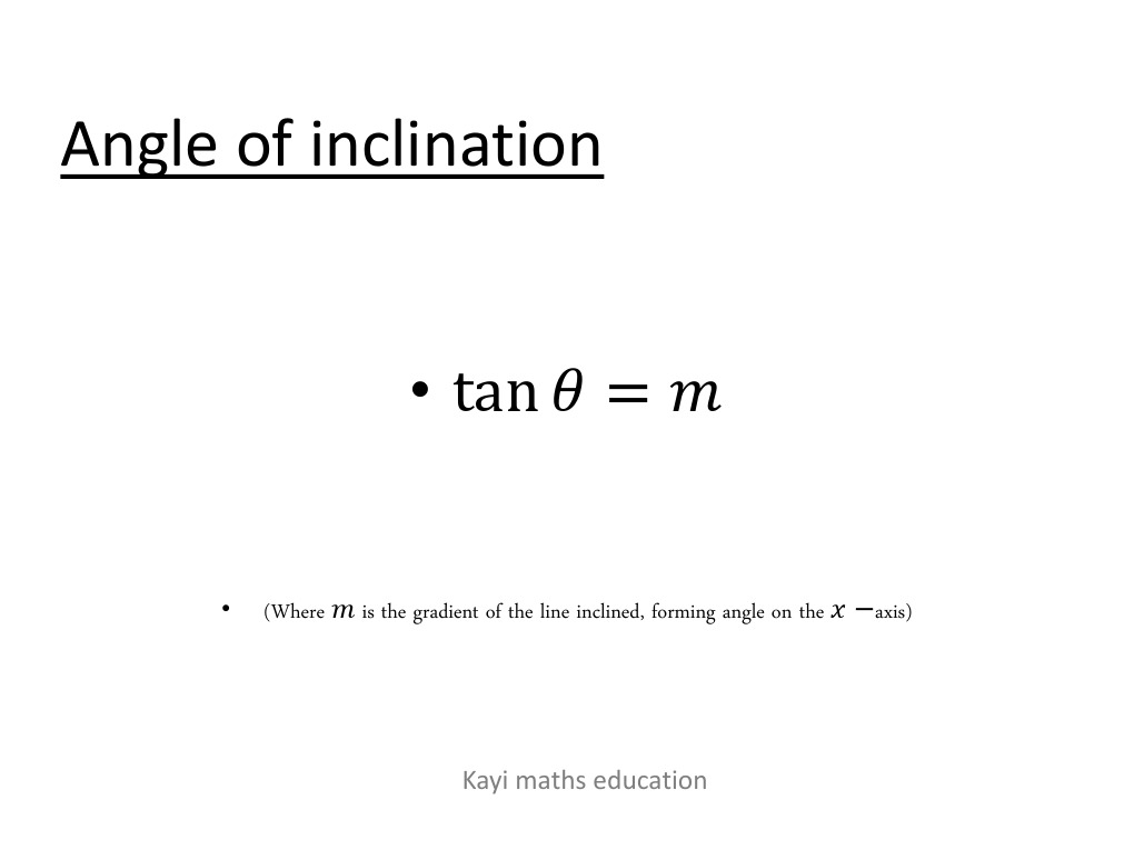 Angle of Inclination | PDF