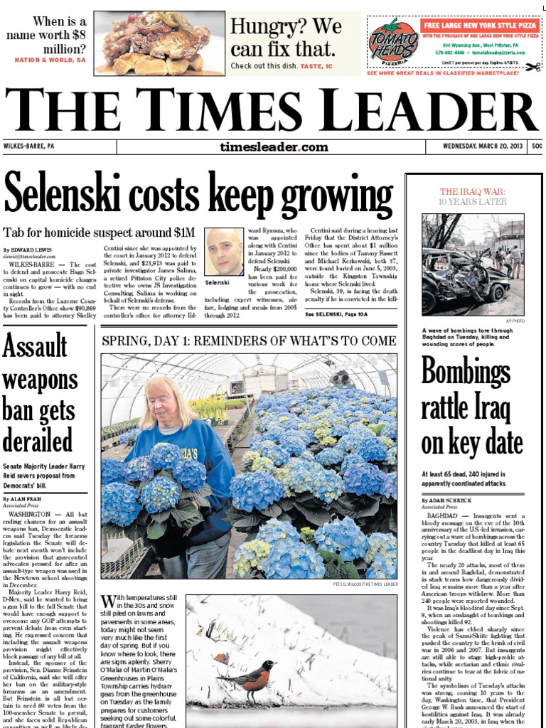 Times Leader 03-20-2013 | PDF | Wilkes Barre | Syria