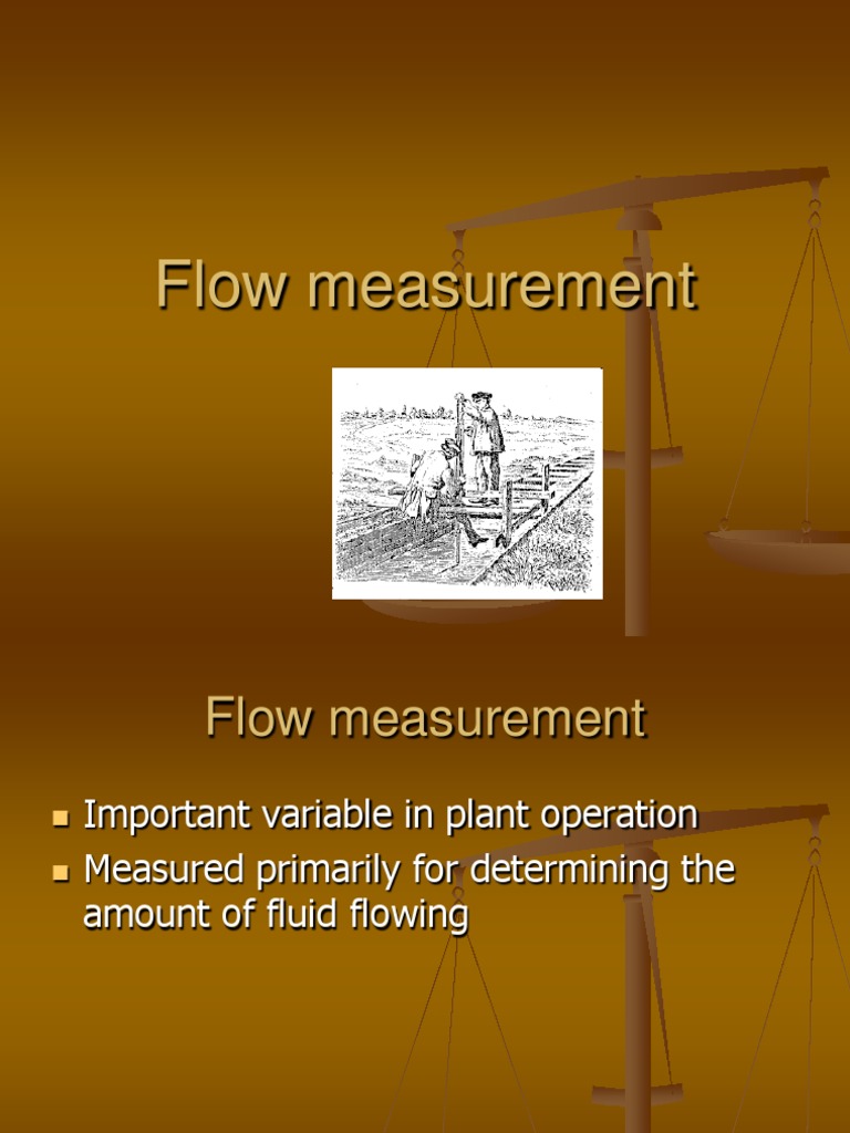 Flow Measurement | PDF | Fluid Dynamics | Flow Measurement