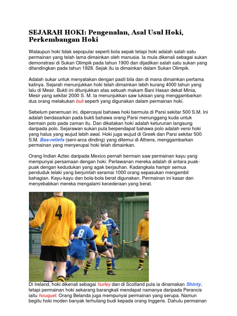 Sejarah Hoki | PDF