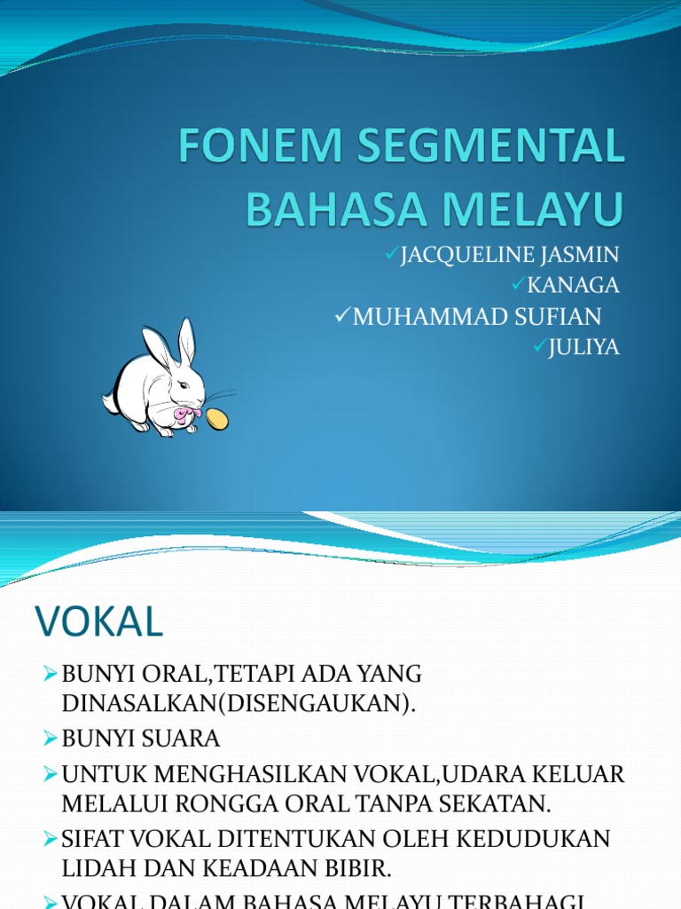 Fonem Segmental Bahasa Melayu | PDF