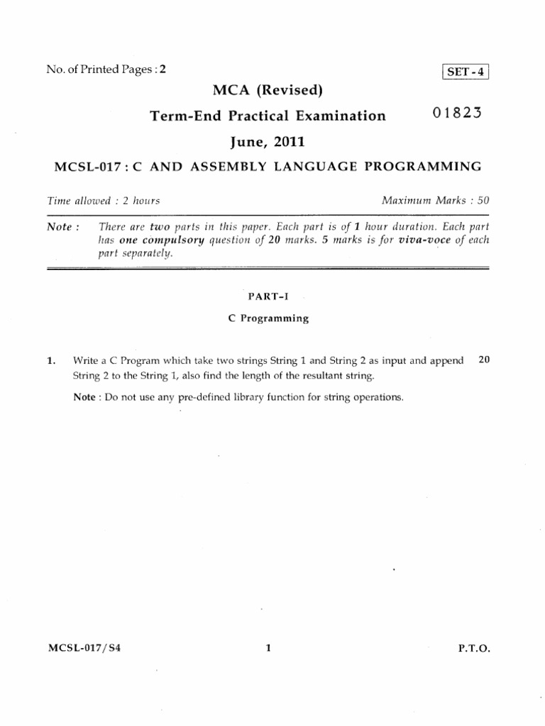 MCSL-017 (P) S4 | PDF