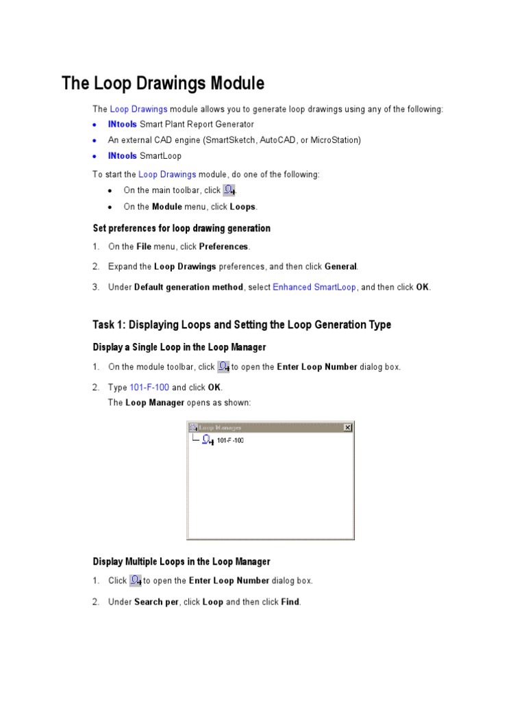09 Loop Drawings | Download Free PDF | Dialog Box | Macro (Computer ...