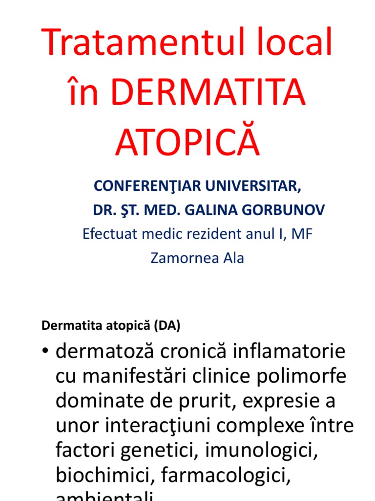 Dermatita atopica