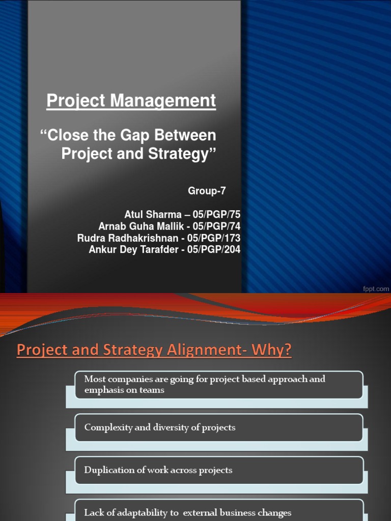 Aligning Projects with Business Strategy | PDF | Manufacturing And ...