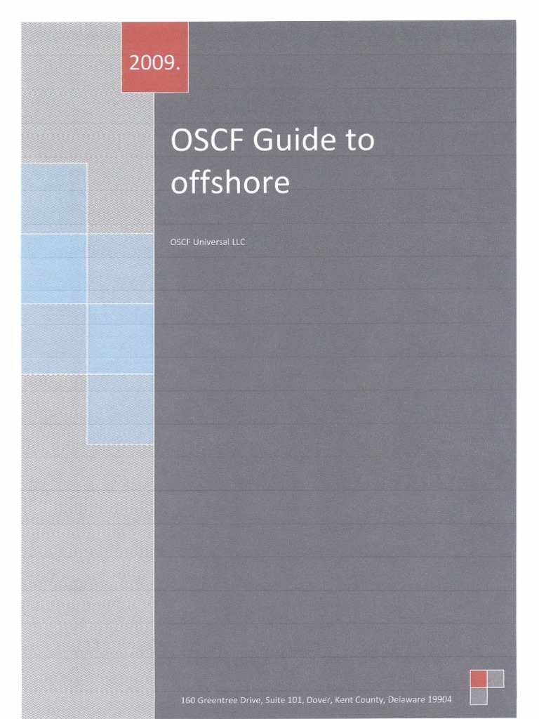 OSCF GuideToOffshore | PDF | Limited Liability Company | European Union