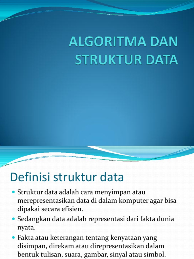 Algoritma Dan Struktur Data | PDF