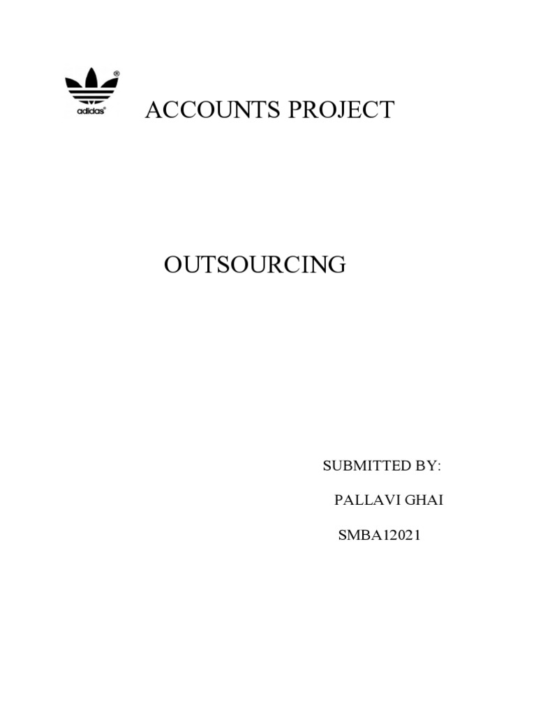 Accounts Project | PDF | Adidas | Outsourcing