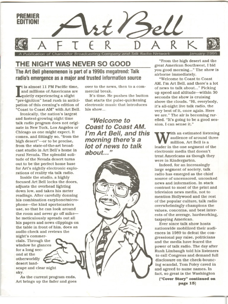 The Art Bell Talk Radio Phenomenon | PDF | Assault Weapon | Firearms