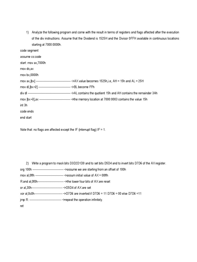 Assignment 1 Pdf Integer Computer Science Areas Of Computer Science