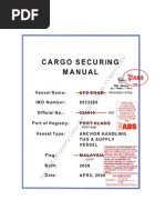 11-CSS Code - Code of Safe Practice For Cargo Stowage and Securing ...