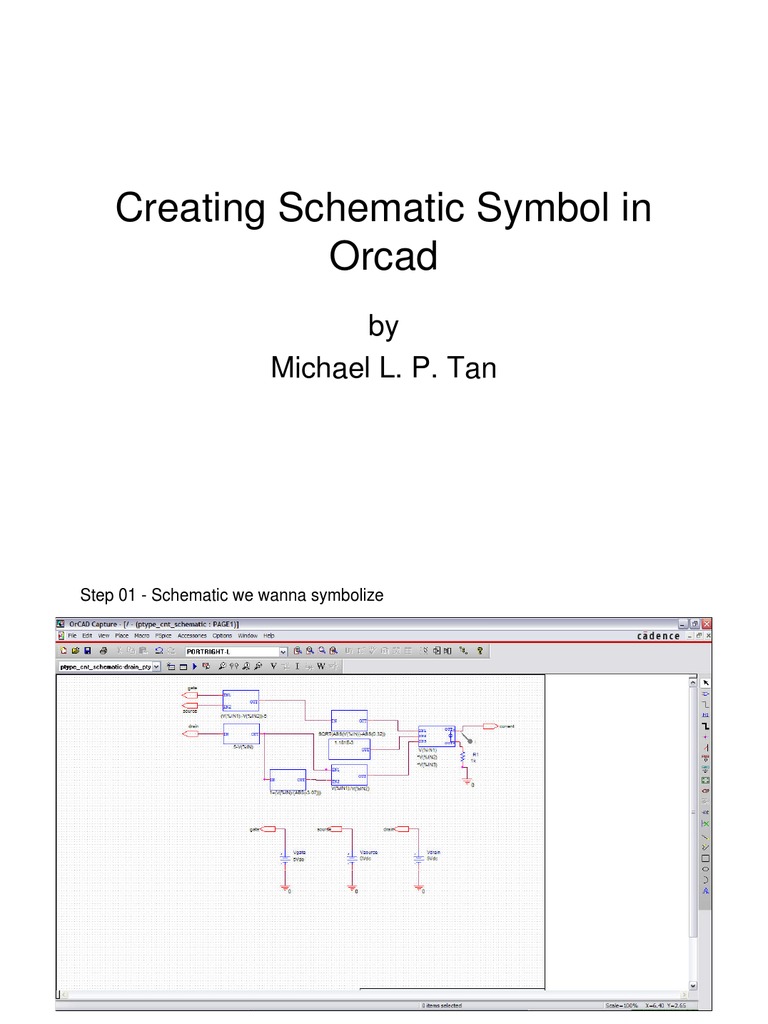 Orcad Schematic Symbol Guide | PDF