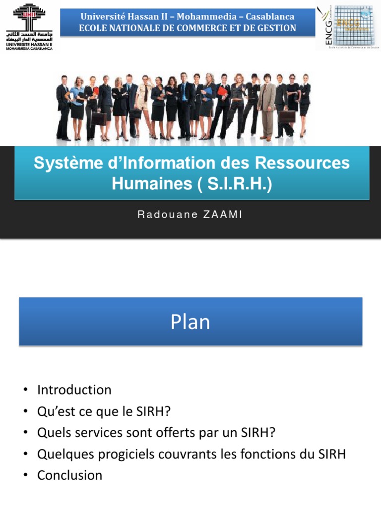 Système d’Information des Ressources Humaines ( S.I.R.H.)