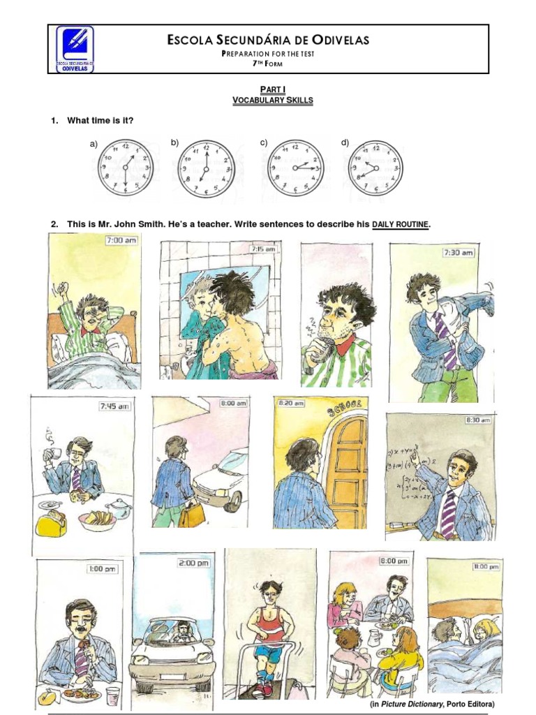 Preparation For The Test Pdf Linguistics Leisure