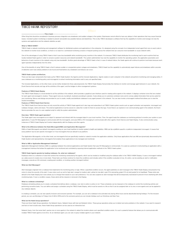 Tibco Hawk Repository | PDF | Icon (Computing) | Command Line Interface