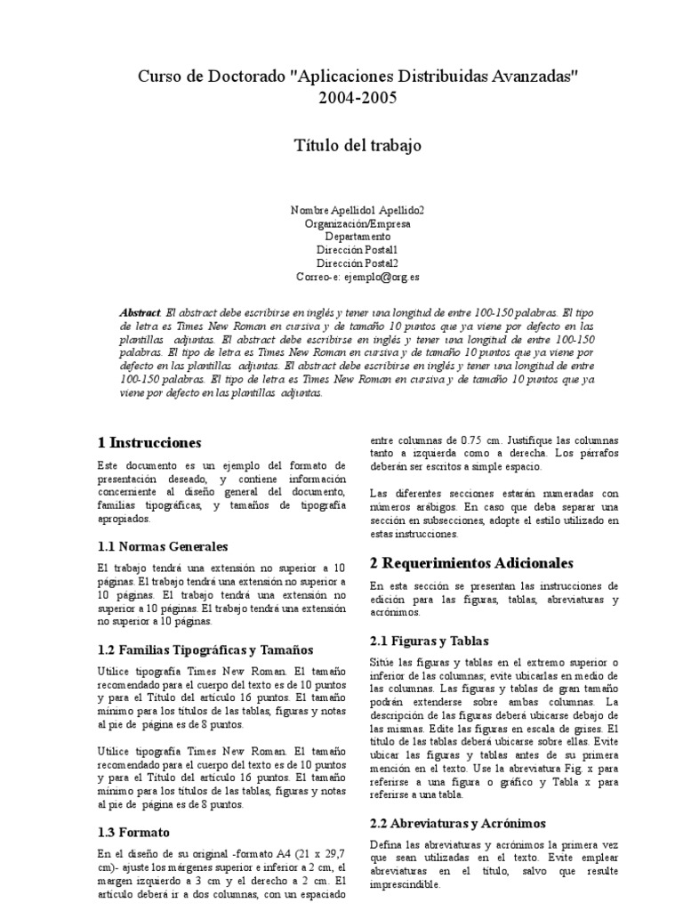 Formato Ieee - Abstract | PDF | Business