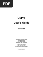 CSPro Training Manual Guide | PDF | Survey Methodology | Icon (Computing)