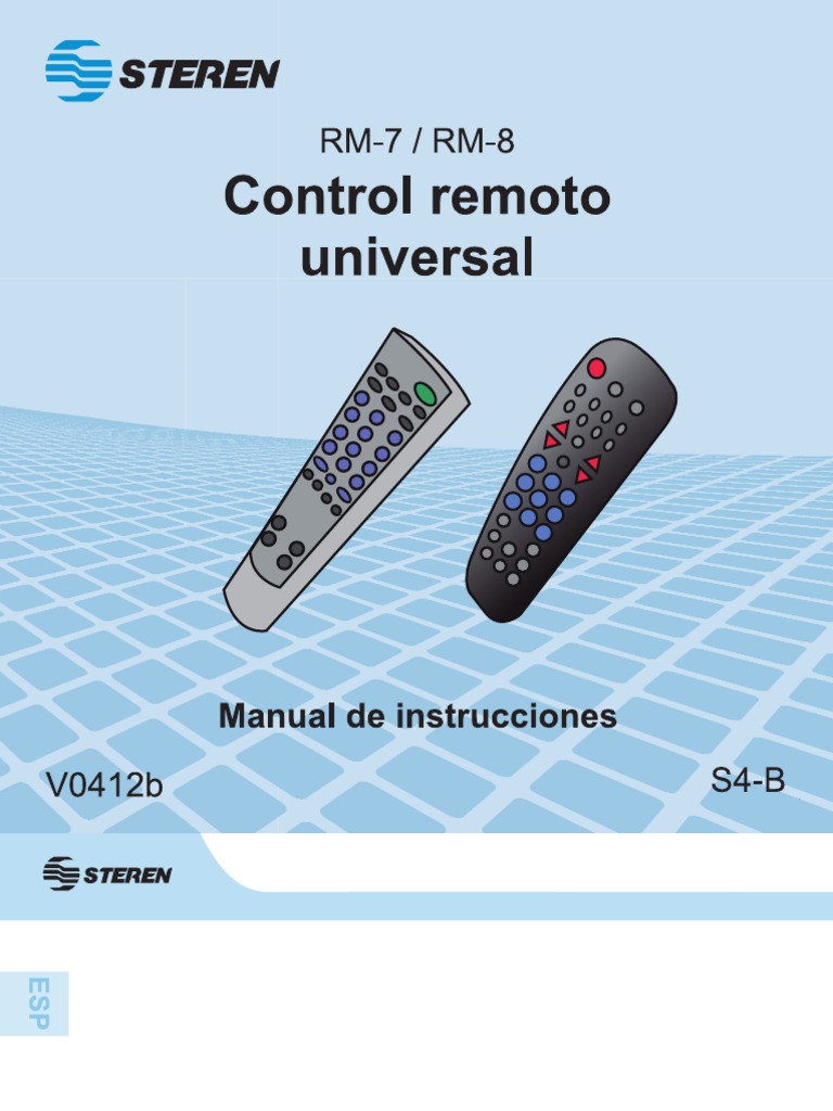 Steren+RM-7+y+RM-8 | Control remoto | Bienes manufacturados