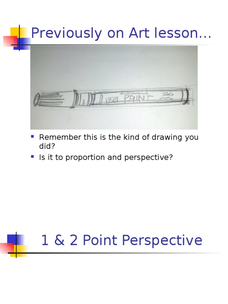 1 Point Perspective | PDF
