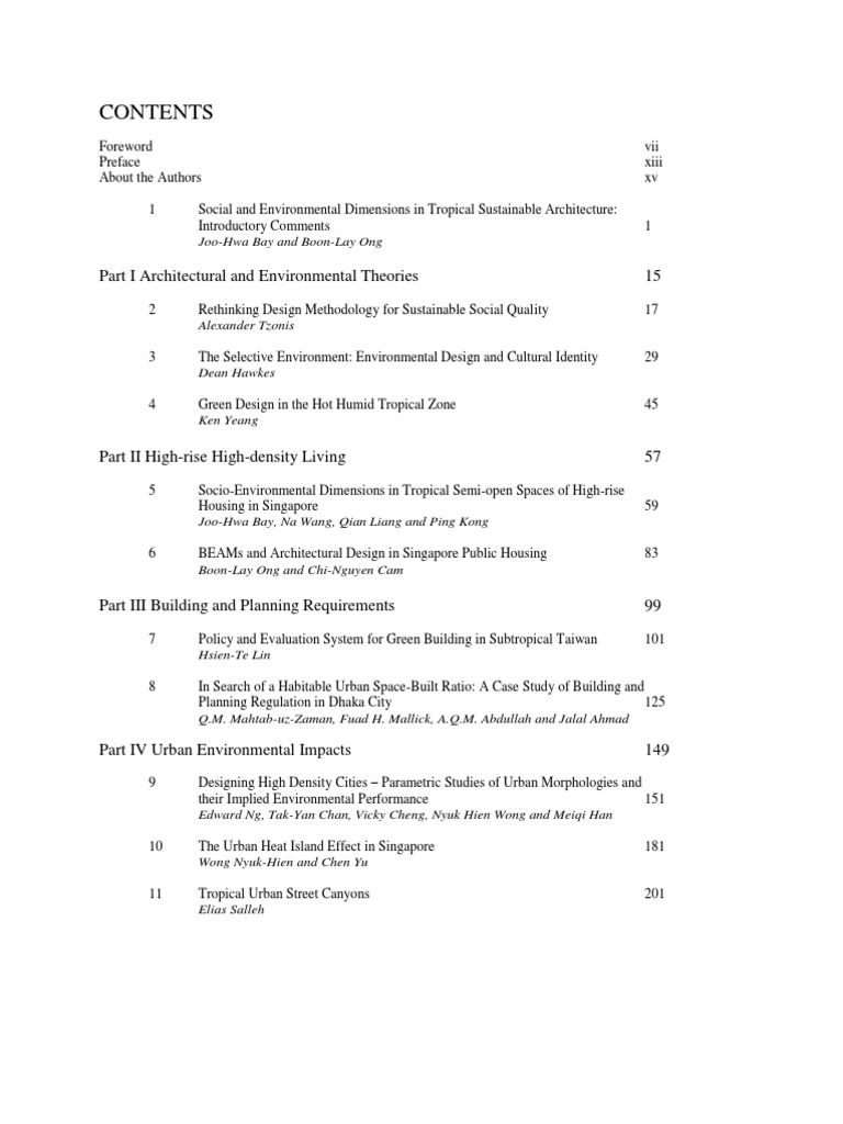 Tropical Architecture | PDF | Green Building | Sustainability