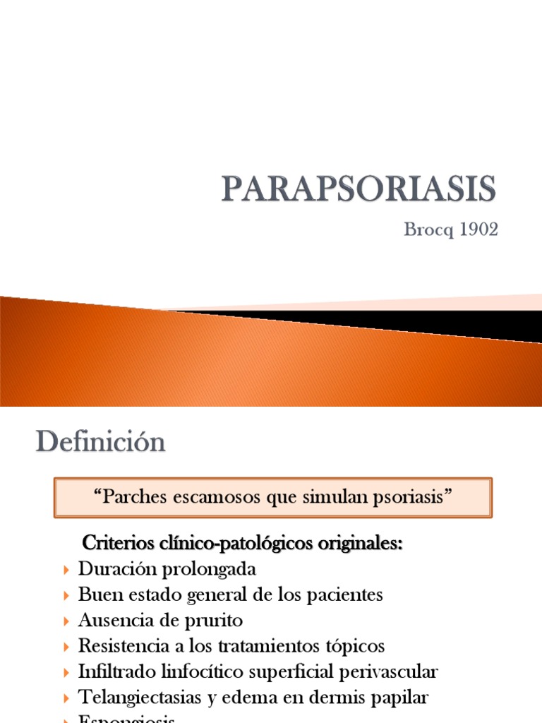 Parapsoriasis II | PDF | Psoriasis | Dermatología