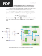 CMOS NOR2 and NAND2 Gate Design | PDF | Cmos | Mosfet