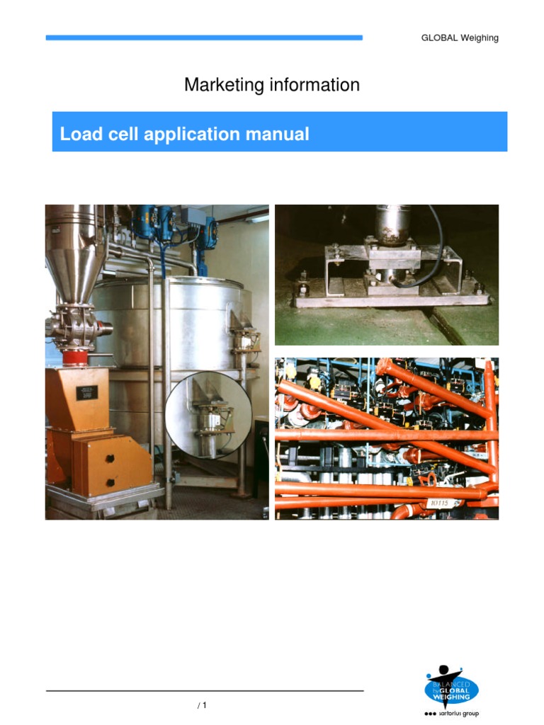 Load Cell Installation and Application Guide | PDF | Weight | Force