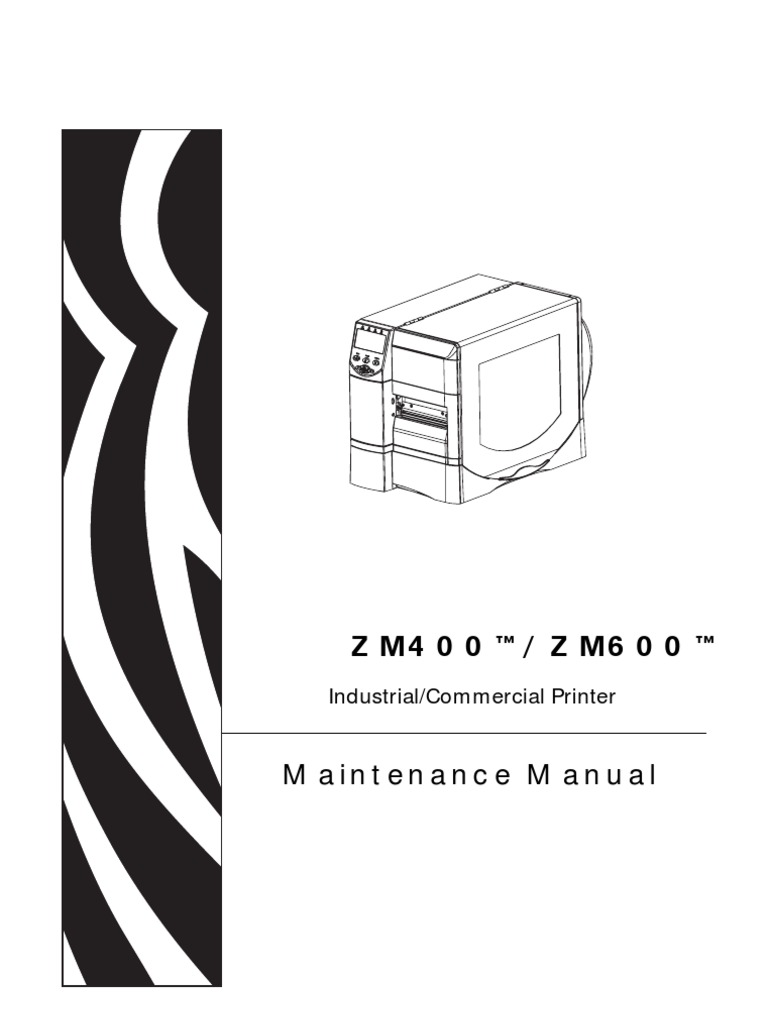 Zm400 Zm600 Maintenance Manual | PDF