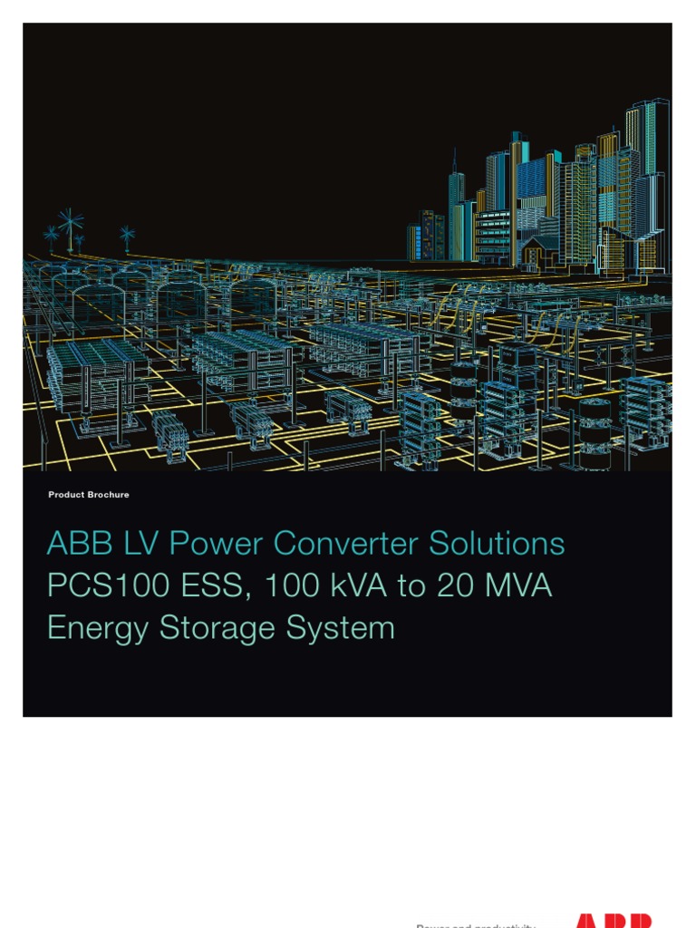 ABB PCS100 ESS Energy Storage Solutions | PDF | Energy Storage ...