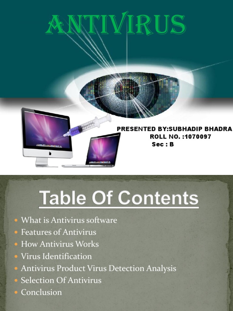 Understanding Antivirus Software | PDF | Computer Virus | Antivirus ...