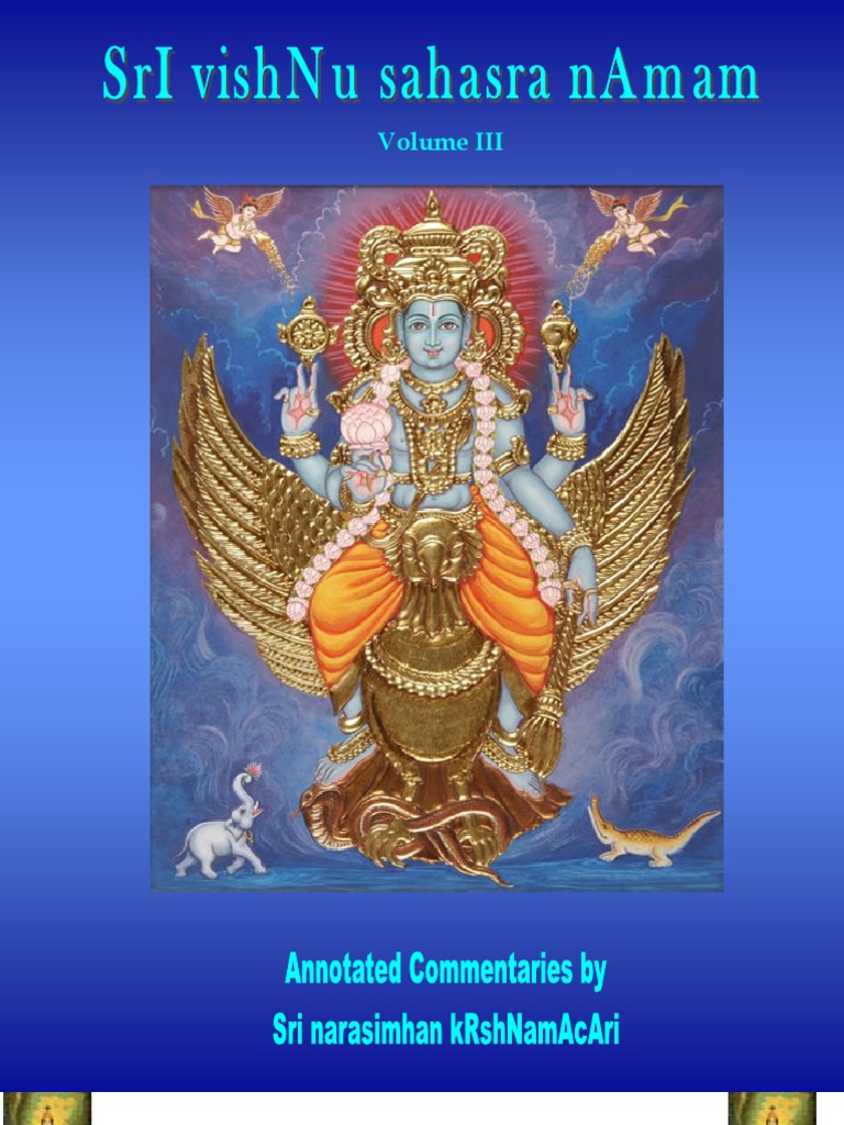 vishnu_sahasra_namam_vol3.pdf | Bhagavan | Bhagavata Purana | Free 30 ...