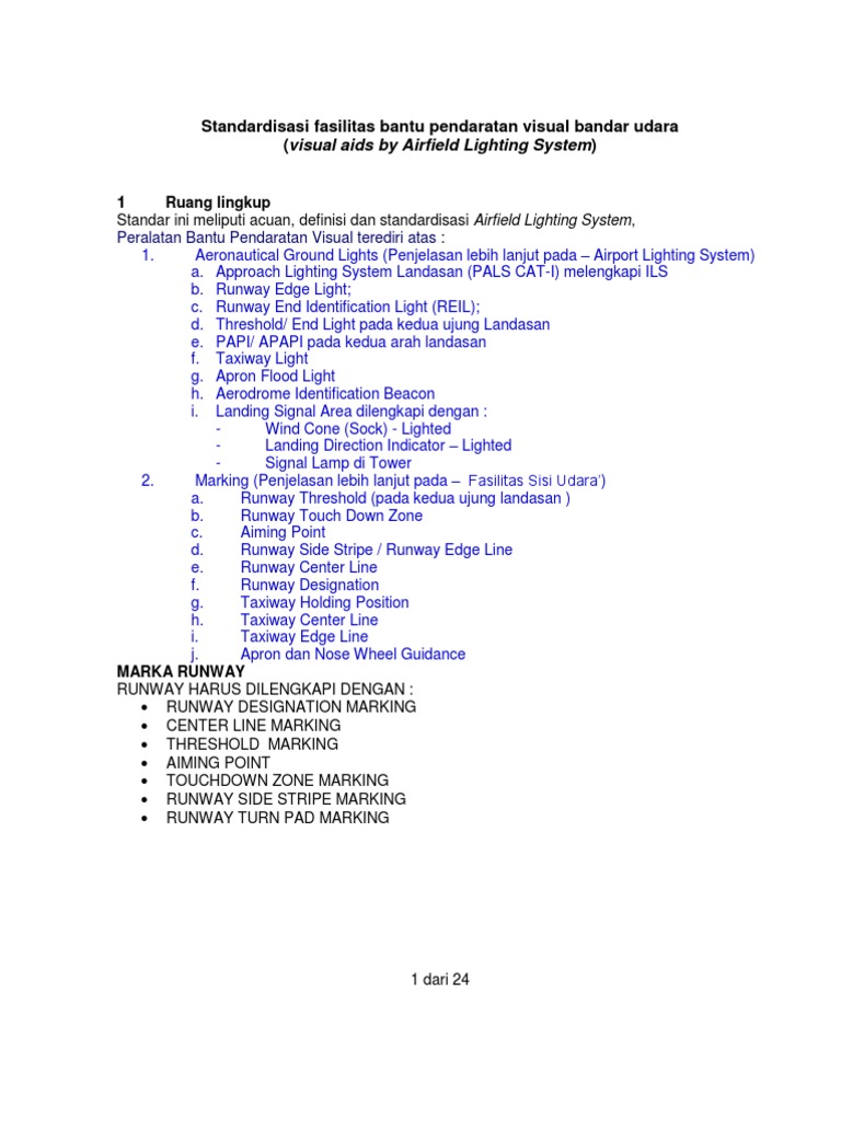 Alat Bantu Pendaratan Visual | PDF