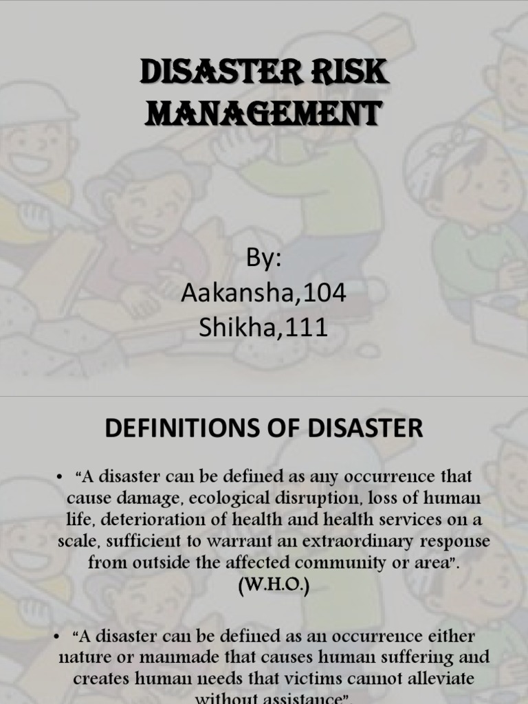 Disaster Management PPT NEW | PDF | Risk Management | Emergency Management
