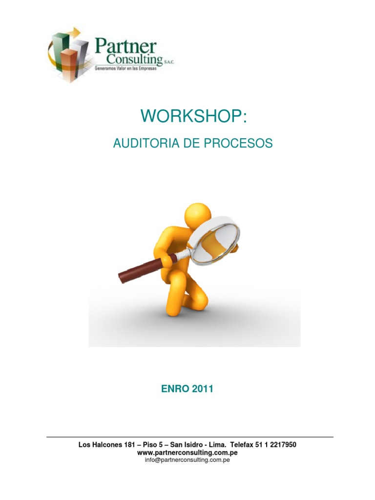 Auditoria de Procesos | PDF | Planificación | Calidad (comercial)