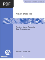 Control Valve Schedule Examples | PDF | Valve | Pounds Per Square Inch