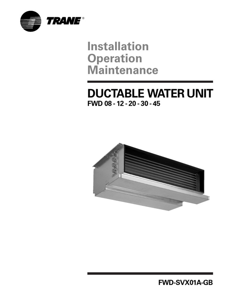 Trane_FWD | Thermostat | Mechanical Fan | Free 30-day Trial | Scribd