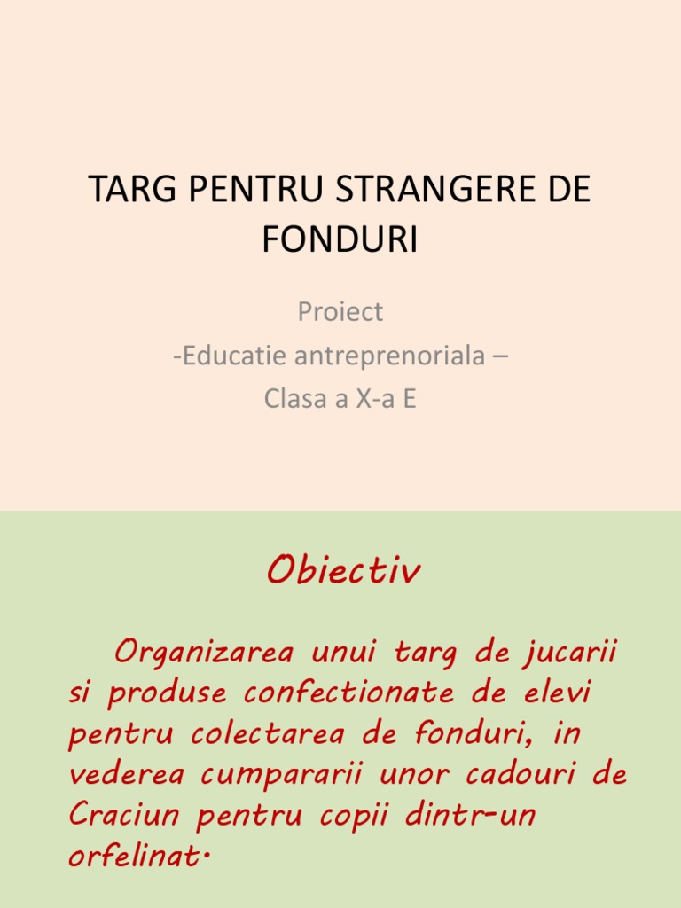 Proiect Antreprenoriala | PDF
