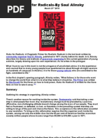 Alinsky Rules For Radicals 1971 | PDF