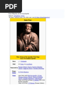 Apostle Peter Biography Timeline, Life, and Death | PDF | Saint Peter ...