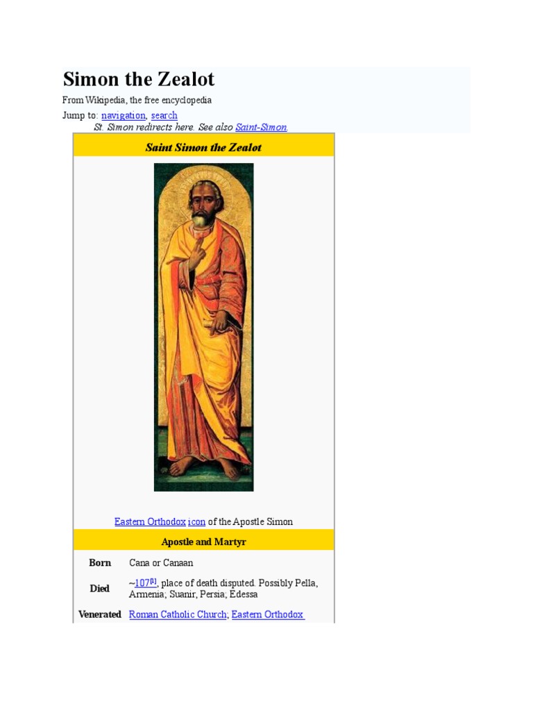 A11 Simon The Zealot 11 of 12 | PDF | Ancient Christianity | Abrahamic ...