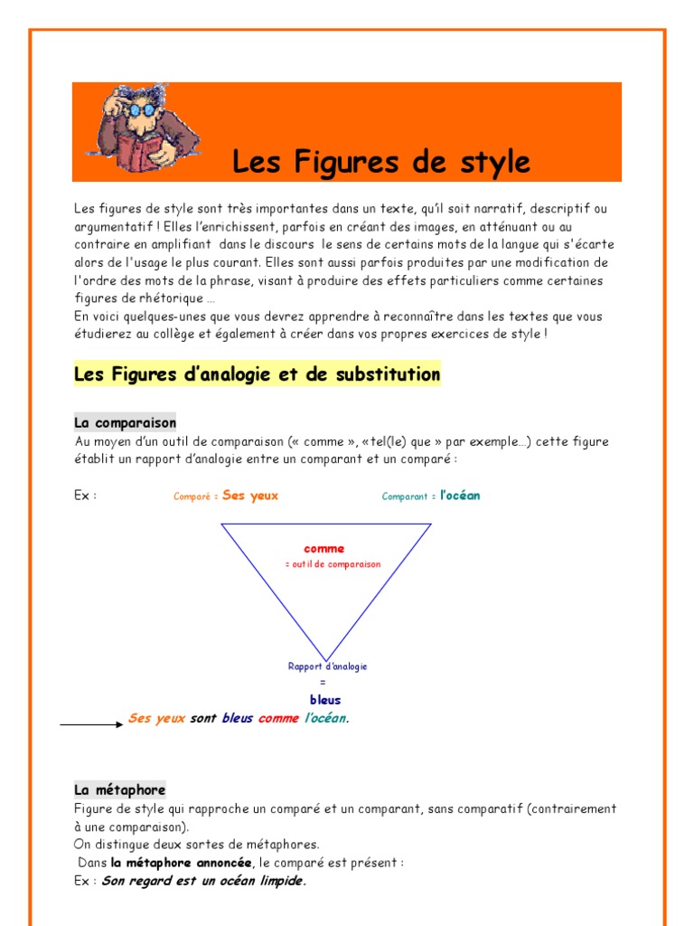 Figures de style pour collégiens | PDF